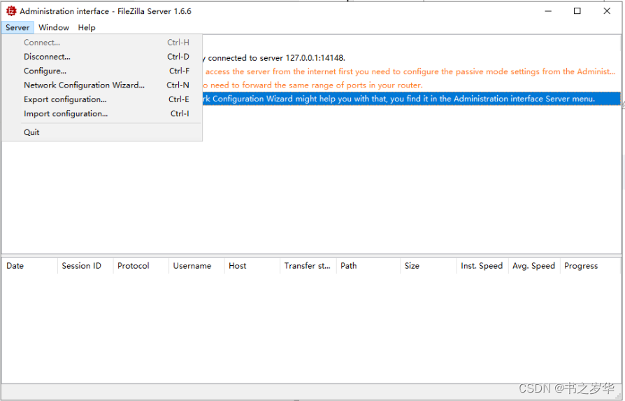 FTP之FileZilla Server_filezilla server ssh-CSDN博客