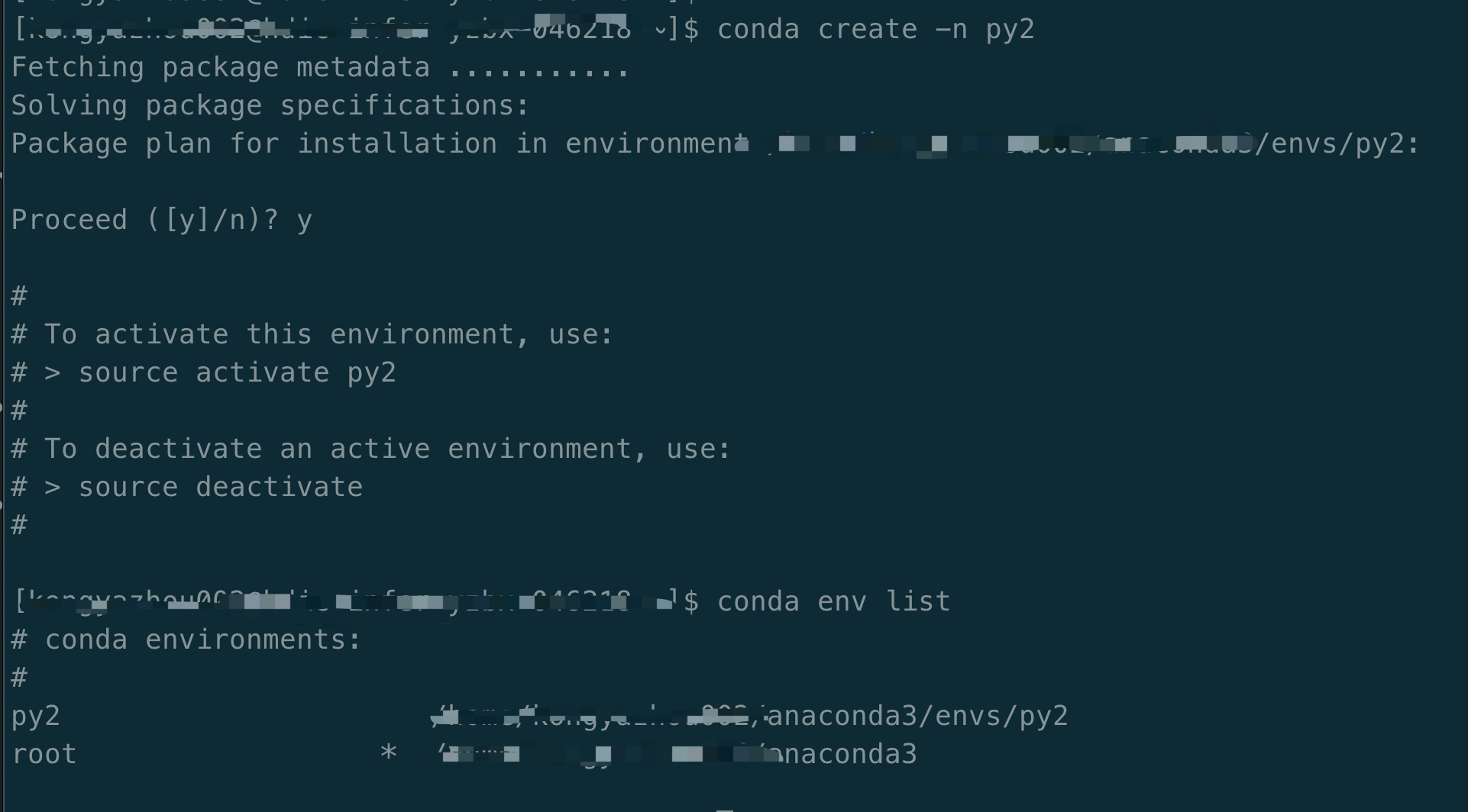 conda常用命令整理_conda create 参数-CSDN博客