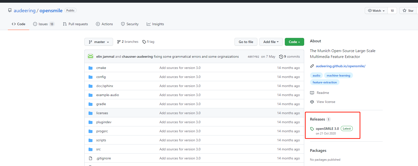 windows安装运行opensmile-CSDN博客