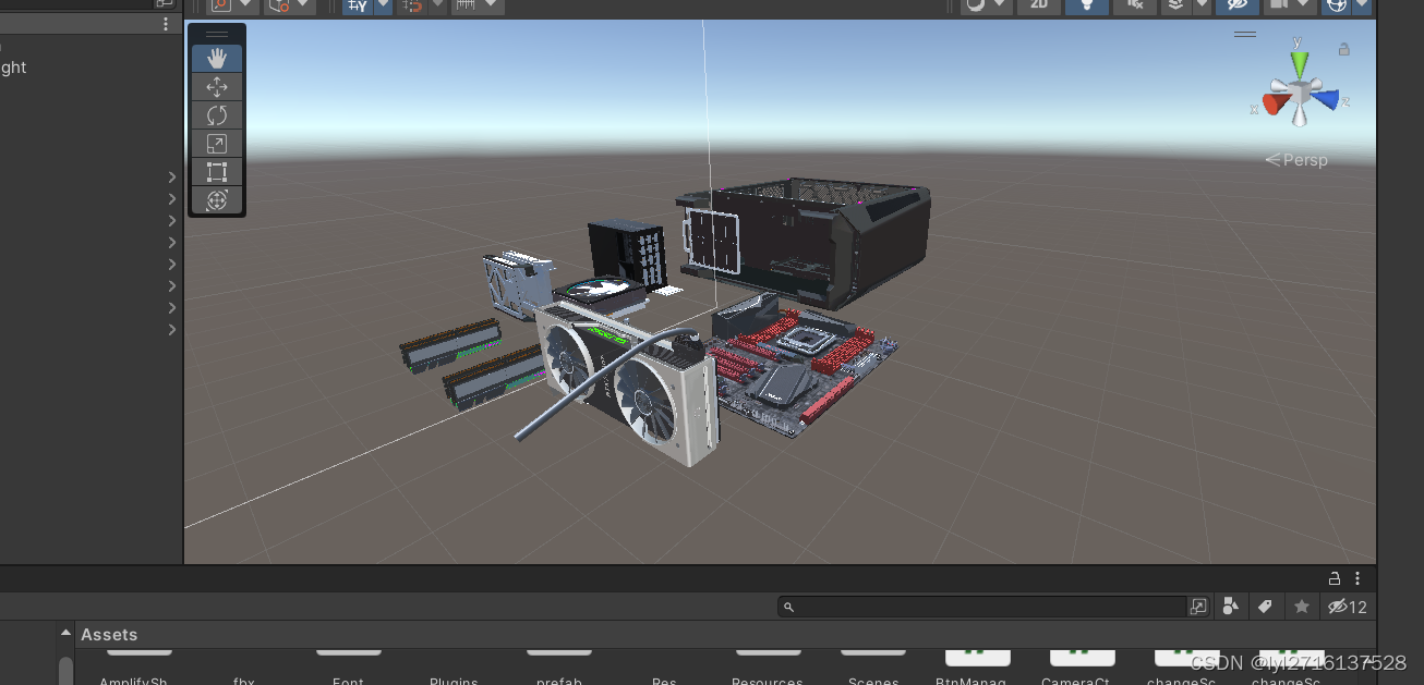 Unity3D引擎模拟计算机硬件的组装过程_unity模拟计算机组装-CSDN博客