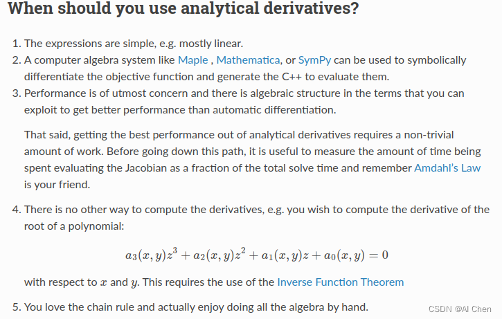 ceres解析导数（Analytic Derivatives）进阶-CSDN博客