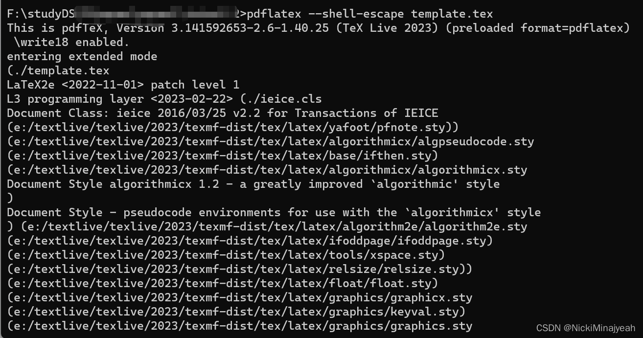 解决关于latex使用过程中eps图片显示不出（仅仅显示文件名）的问题，报错：Package pdftex.def Error: File ./Model-eps-converted-to ...