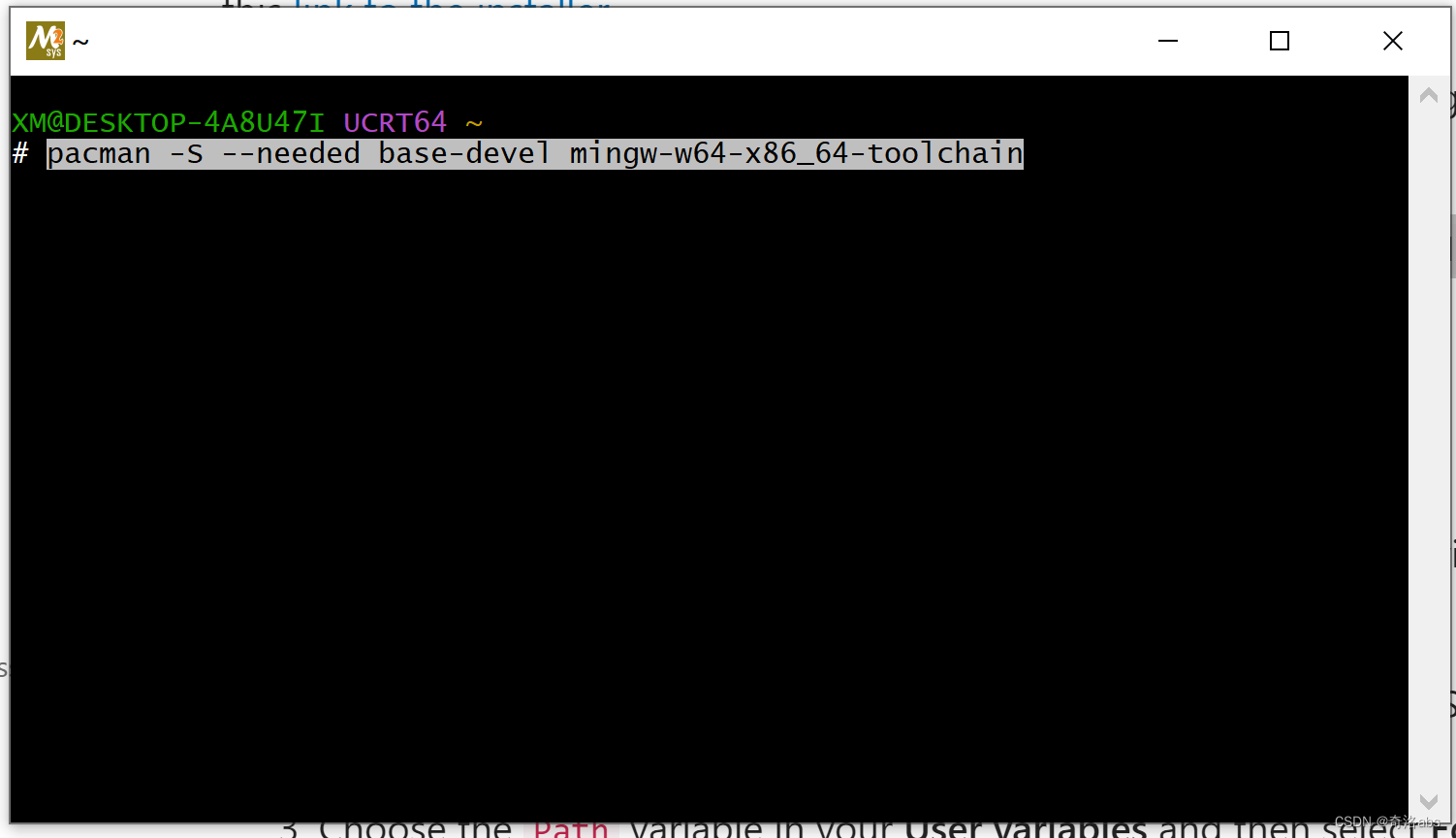 Windows 10 配置Vscode和MinGW64_win10 vscod mingw64-CSDN博客