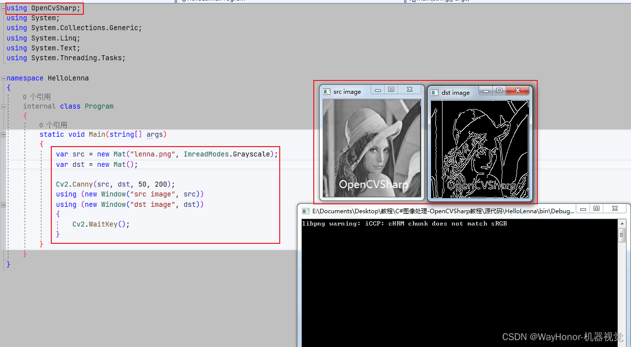 C#图像处理教程：VS2022+Win7+OpenCvSharp4创建第一个图像处理实例hello lenna_visual studio opencv c#-CSDN博客