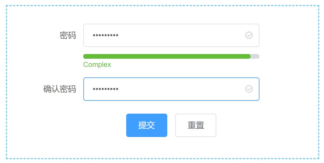 前端vue中使用element Ui表单校验 及密码复杂度校验组件form Rules 密码复杂度 Csdn博客 