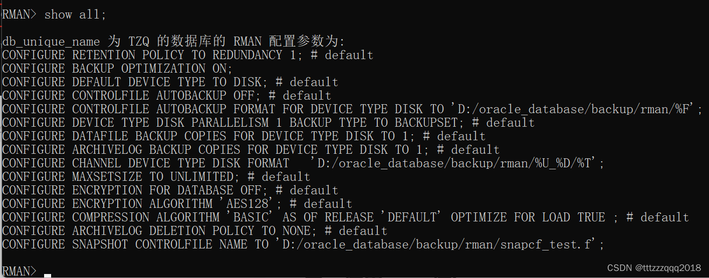 【oracle】oracle Rman工具使用（真的细） Csdn博客 