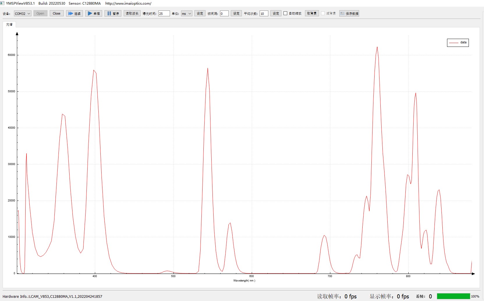 日本滨松hamamatsu超微挂光谱仪C12880MA模组，制作可见光高速照度计_rec12880ma-10, hamamatsu photonics, shizuoka, japa-CSDN博客