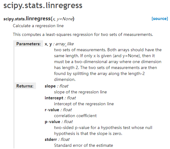 numpy.polyfit()方法与Stats.linregress( ) 方法最小二乘近似拟合斜率对比分析-CSDN博客
