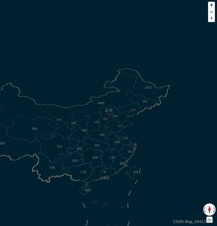 mapbox 视角切换 3d与2d之前的切换，加指南针的旋转，模仿百度地图实现的效果_mapbox 3d视角-CSDN博客