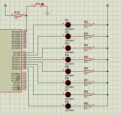 keil C51开关控制8个LED流水灯_keil中多个开关控制多个灯的程序-CSDN博客