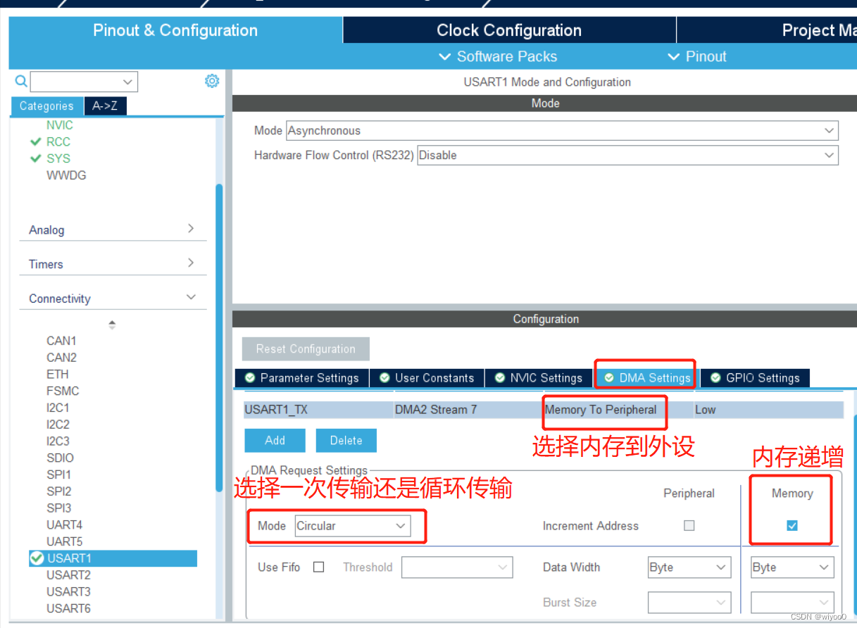 Stm32基于hal库dma实现内存传输到外设(超简单!)dma外设到外设 Csdn博客