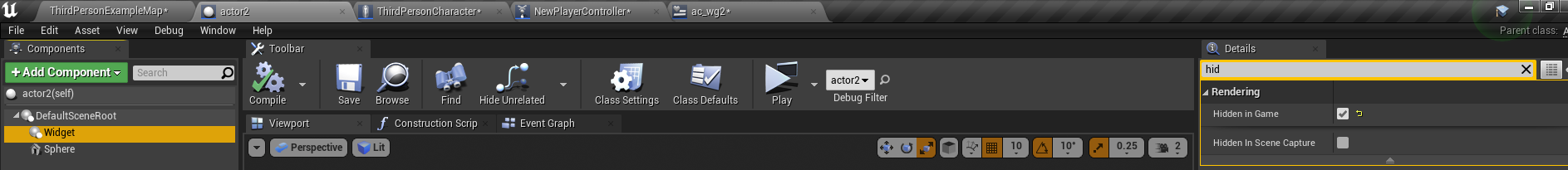 ue4点击物体，显示3DUI_ue4 actor 上 增加ui-CSDN博客