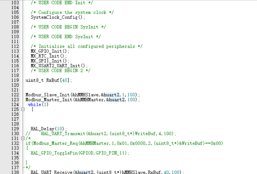 Modbus RTU的Master及Slave功能的实现_modbus rtu slave-CSDN博客