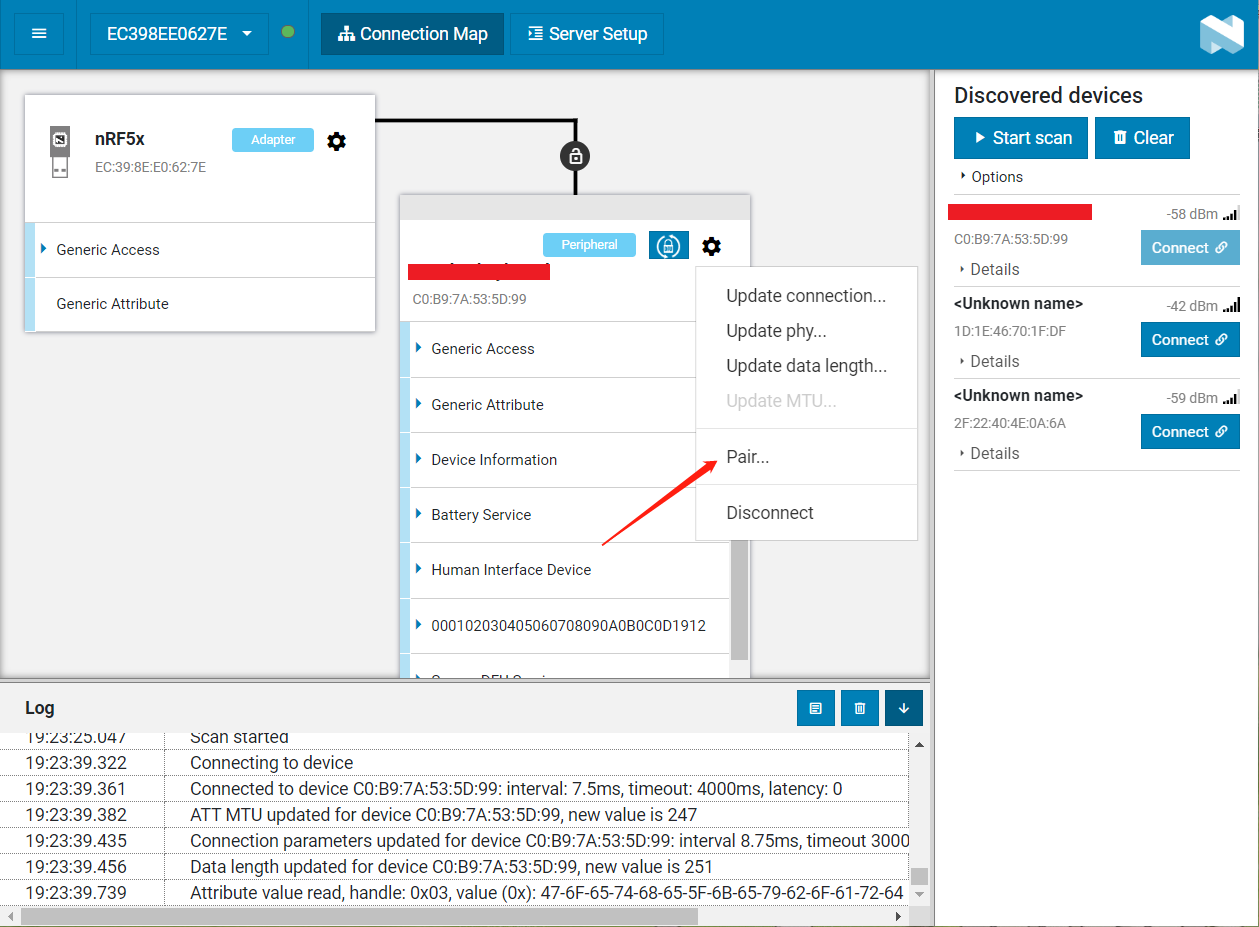 桌面版NRF Connect使用Dongle连接BLE设备简介_nrfconnect电脑版-CSDN博客