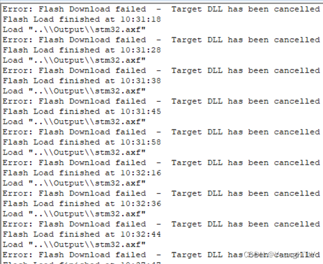 【KEIL下载程序失败原因】_keil无法下载程序-CSDN博客