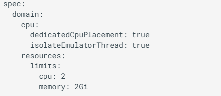 k8s集群kubevirt创建cpu独占的虚拟机_kubevirt cpu绑核-CSDN博客