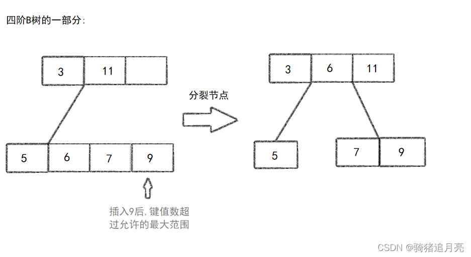 B树（插入、删除）b树的插入和删除 Csdn博客