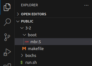 计算机系统结构与操作系统实验三（2）-编写MBR主引导记录_mbr 主引导记录类型-CSDN博客
