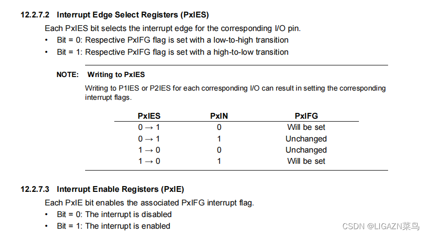 MSP430学习总结(二)——GPIO_msp430 读io输入口 怎么写-CSDN博客