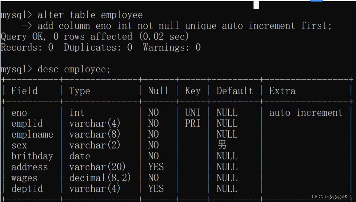 Mysql如何创建表mysql创建一个表完整过程 Csdn博客 