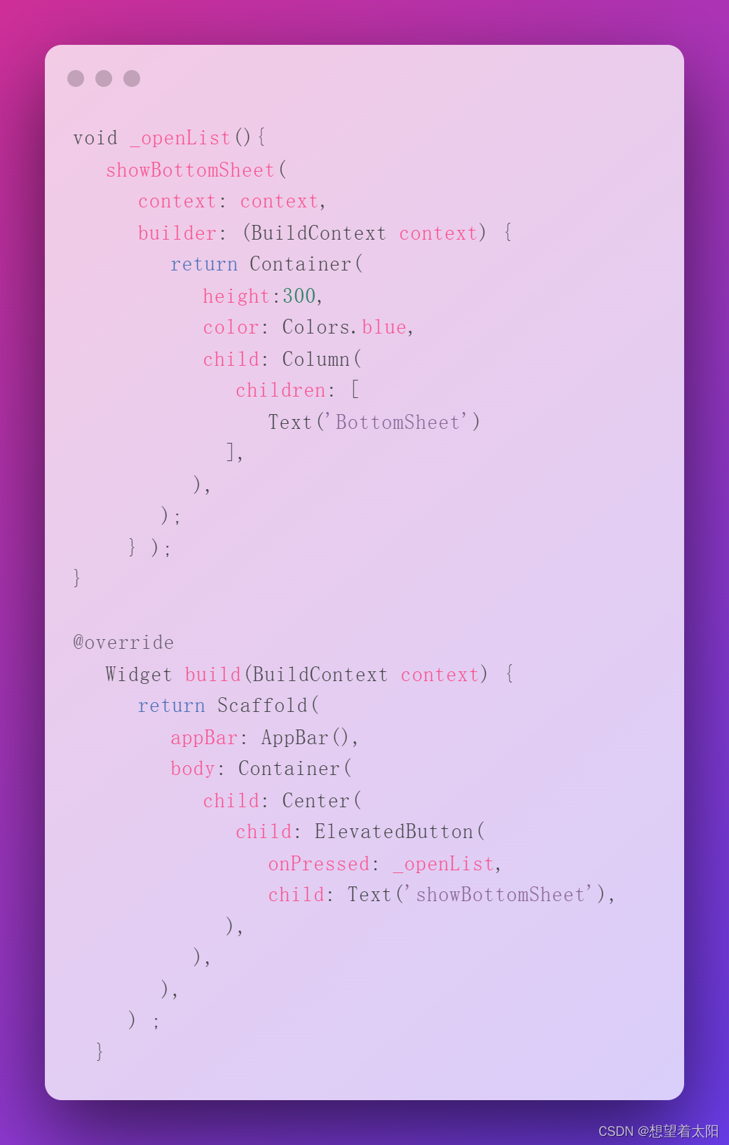 Flutter showBottomSheet 显示 No Scaffold widget found 异常_no scaffold widget found.-CSDN博客