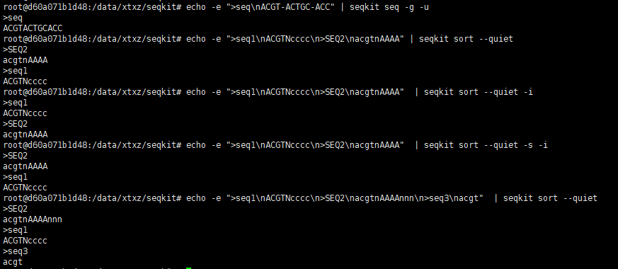 序列处理工具|Seqkit_seqkit安装-CSDN博客