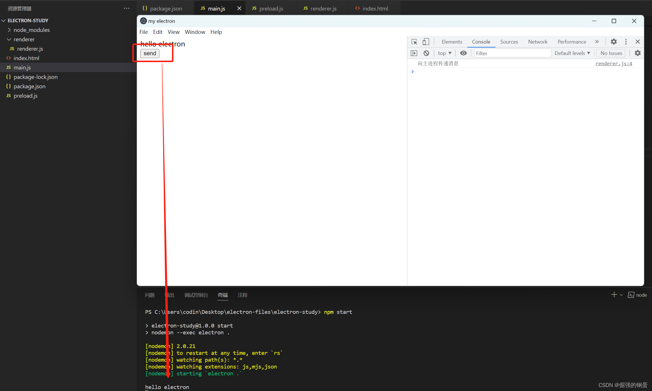 Electron 入门 第二篇 主进程与渲染进程通信electron主进程与渲染进程通信 Csdn博客