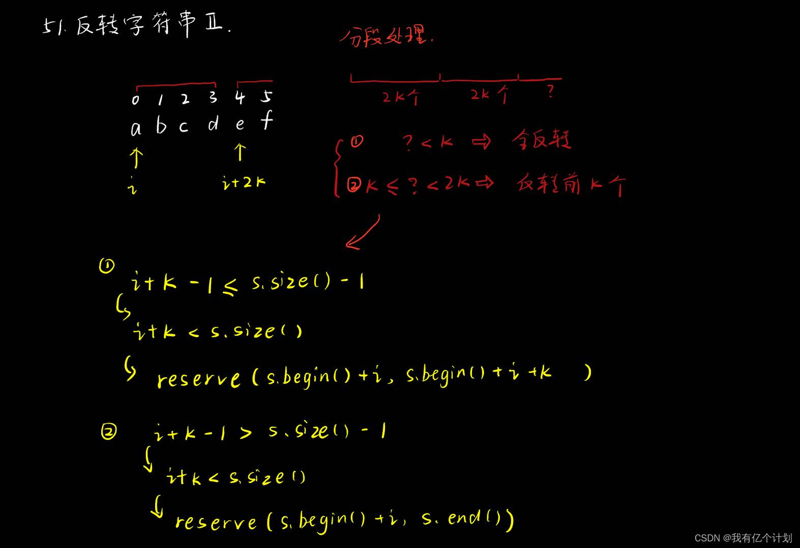 代码随想录算法训练营第八天 344反转字符串、541 反转字符串ii、剑指offer 05替换空格、151翻转字符串里的单词、剑指offer58 Ii左旋转字符串我有亿个计划的 