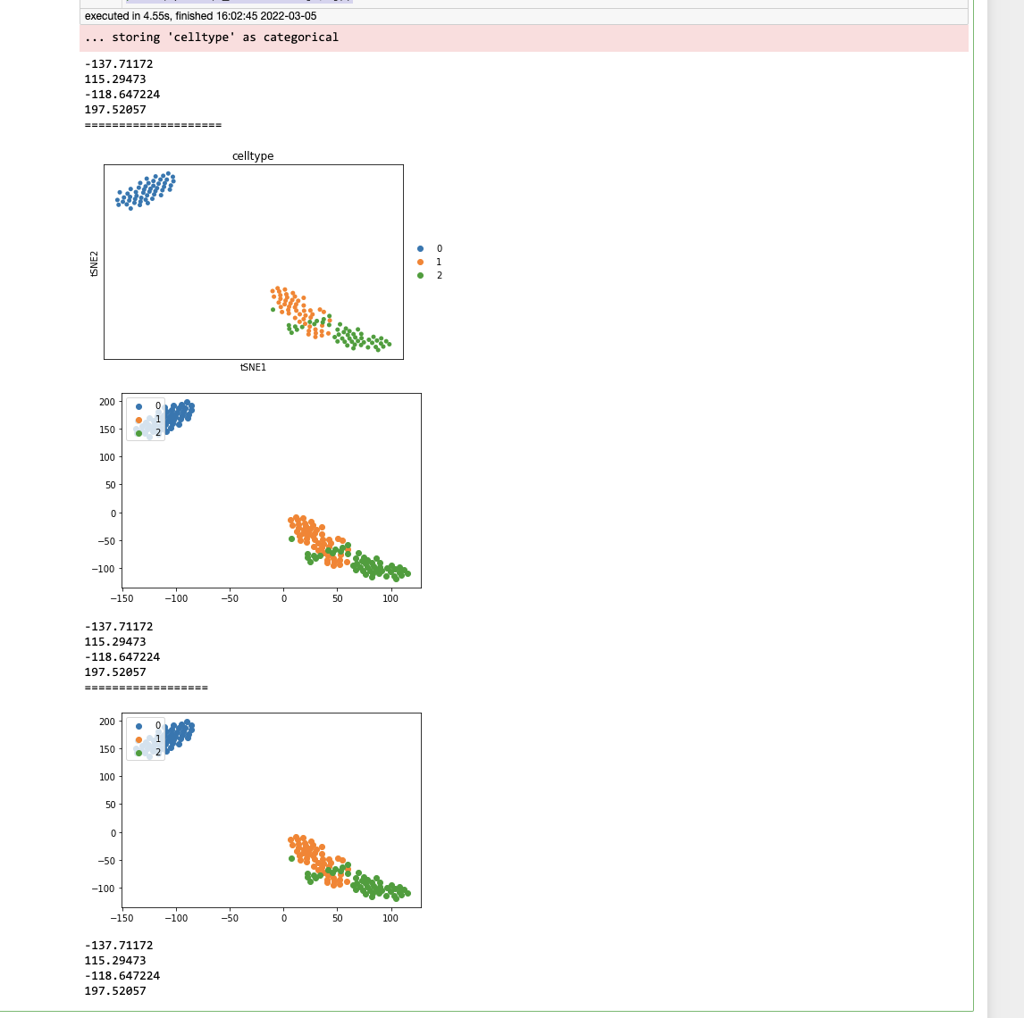 scanpy TSNE画图和sklearn TSNE画图复现_scanpy tsne图-CSDN博客