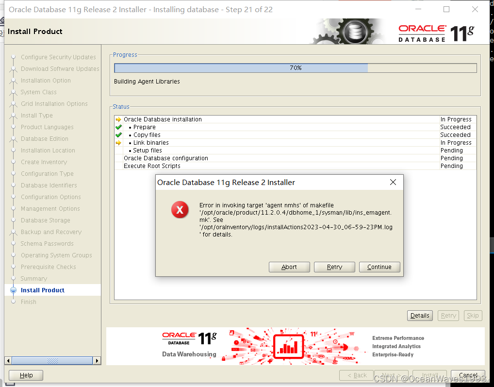 redhat 7.9 安装oracle 11g-11.2.0.4_redhat7.9 oracle 11g rac-CSDN博客