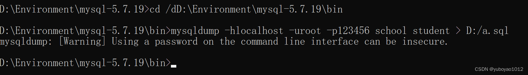 ‘mysqldump‘ 不是内部或外部命令，也不是可运行的程序或批处理文件。mysqldump 不是内部或外部命令也不是可运行的程序 Csdn博客 