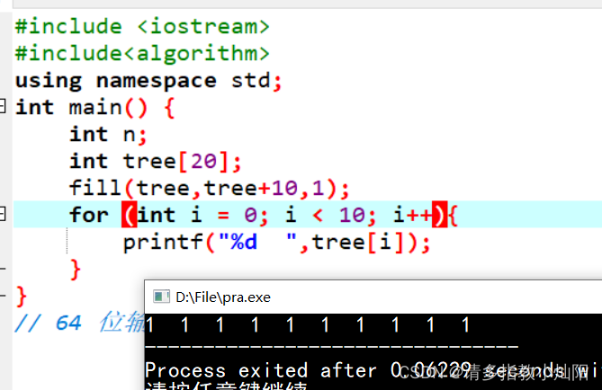 c++ memset函数 fill函数-CSDN博客