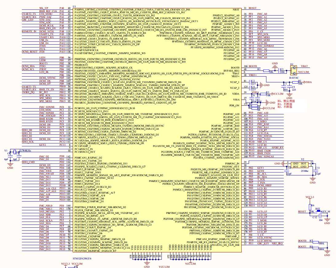 No.4 STM32F429IGT6 GPIO相关学习总结（STM32F429/F767/H743）_stm32f429igt6电路图-CSDN博客