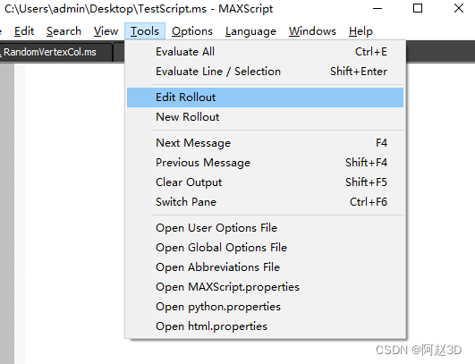 阿赵的MaxScript学习笔记分享一《基础操作篇》_maxscript显示操作-CSDN博客