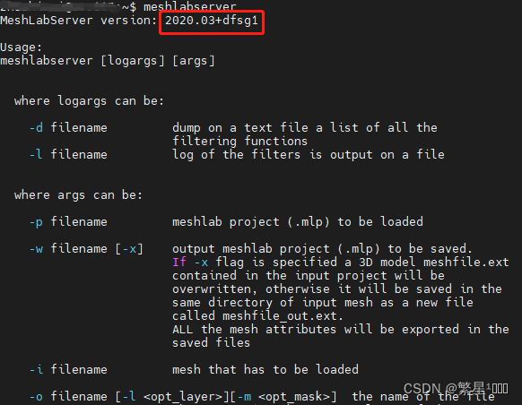 【linux】安装meshlabserver-CSDN博客