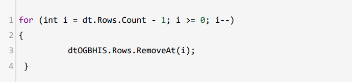 C#中如何删除DataTable数据_c# datatable remove-CSDN博客