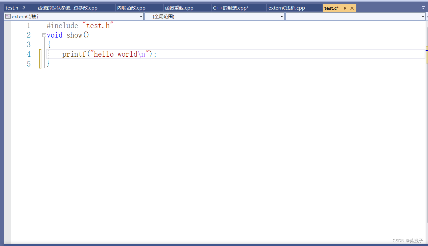 C++高级编程02-函数重载和类的封装_5.2c++中有函数重载,会对函数名称做修饰,导致调用c语言的函数链接失败-CSDN博客