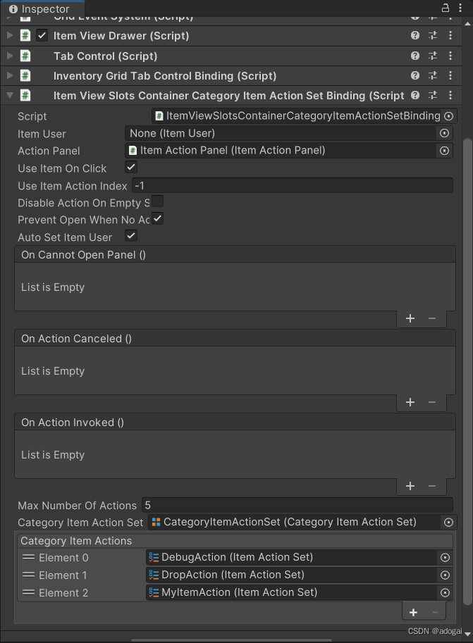 unity库存系统插件-Ultimate Inventory System（三）自定义UI篇_unity ultimate inventory system-CSDN博客