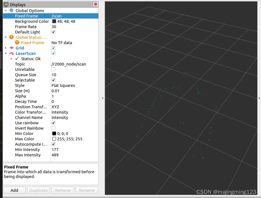 ubuntu20.04下ros之noetic的rviz无法显示多线激光雷达点云数据问题解决_rviz不显示激光雷达点云-CSDN博客