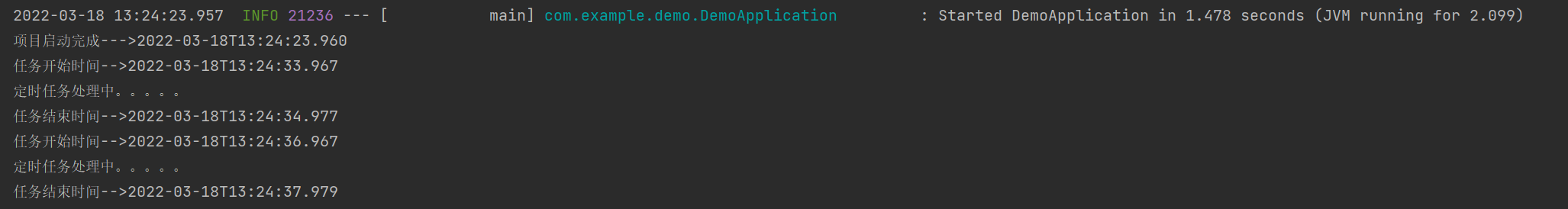 springboot 定时任务 Scheduled（fixedRate ，fixedDelay ，initialDelay，cron）使用_scheduled fixedrate-CSDN博客