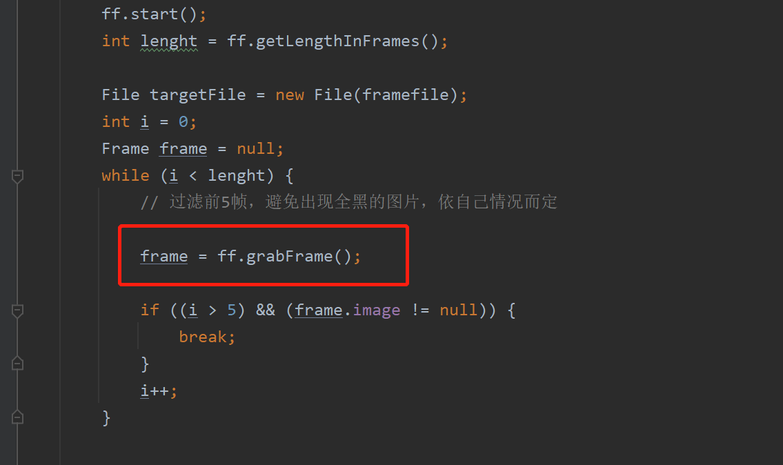 Java代码实现上传视频获取视频某一帧作为截图封面以及获取视频的时长_java获取视频截图csdn-CSDN博客
