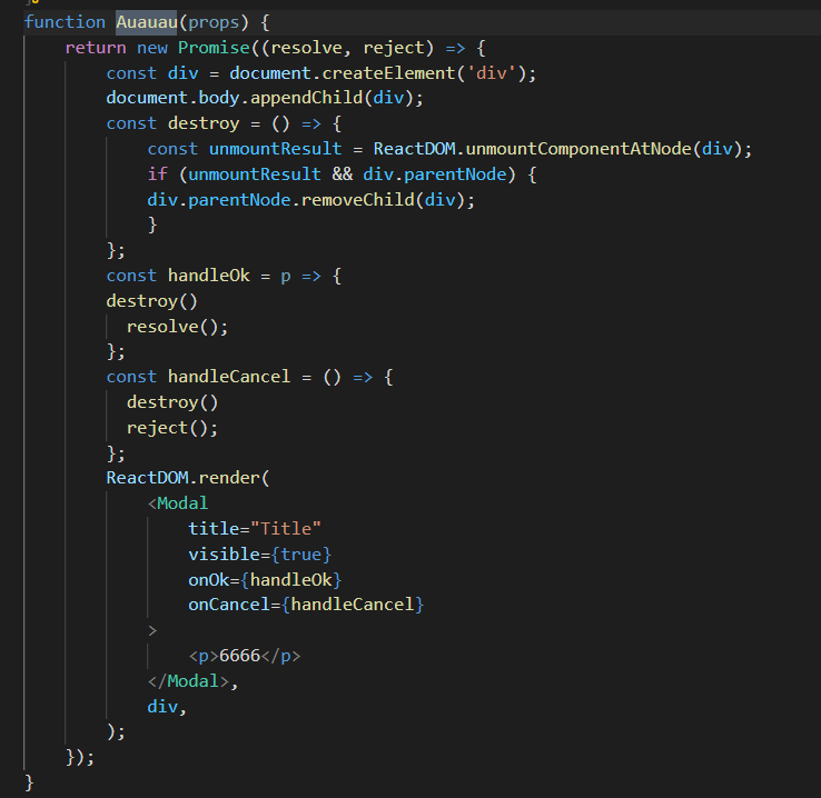 antd-Modal结合Promise，等待弹框返回值，再进行后续操作_antd modal promise-CSDN博客