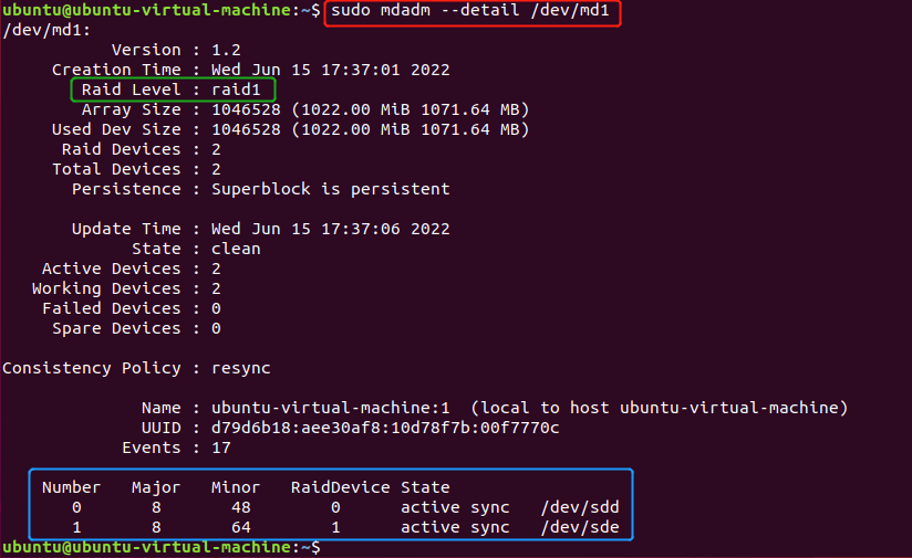 Linux下实现RAID磁盘阵列（Ubuntu18.04 + RAID0、1、5）_ubuntu raid-CSDN博客