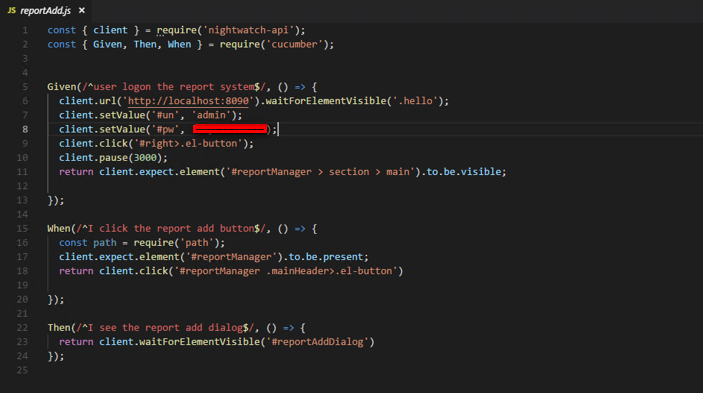 Nightwatch + Cucumber的E2E自动化测试--基于vue前端的自动化测试（五）_cucumber nightwatch build-CSDN博客