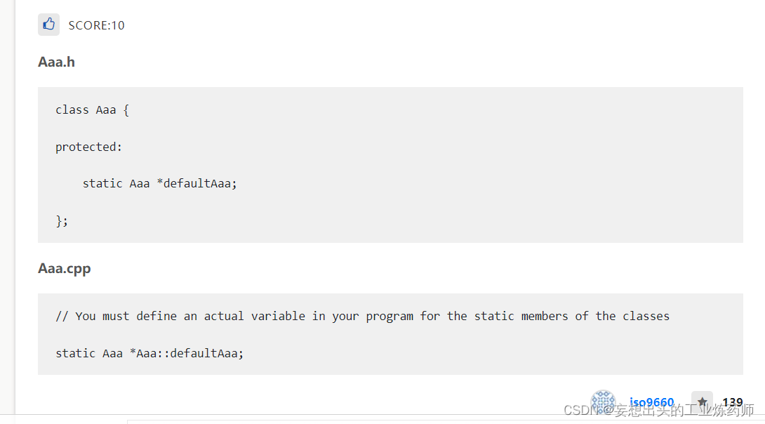 C++ 类静态函数访问类非静态成员变量_c++静态函数中使用非静态变量-CSDN博客