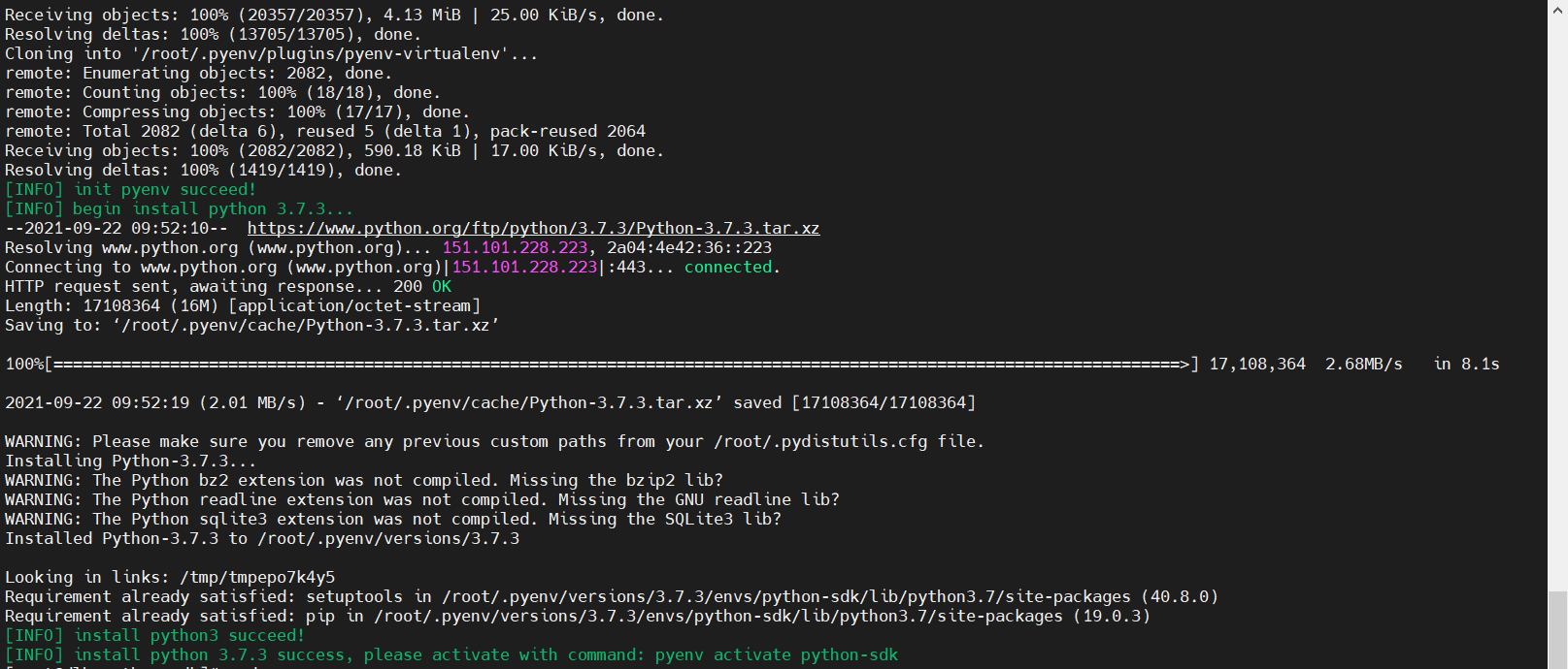 FISCO BCOS Python SDK（centos7）_sudo bash initenv.sh-CSDN博客