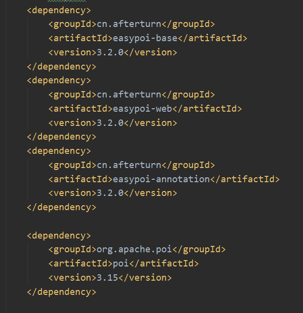 已解决 easypoi导出遇到的一些bug_java.lang.nosuchmethoderror: org.apache.poi.ss.use-CSDN博客