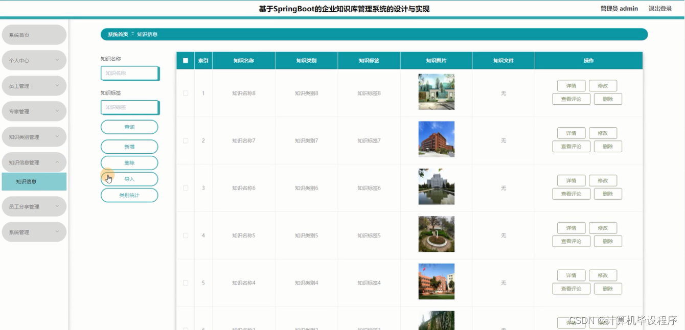 基于springboot的企业知识库管理系统的设计与实现springboot企业知识库管理系统 Csdn博客