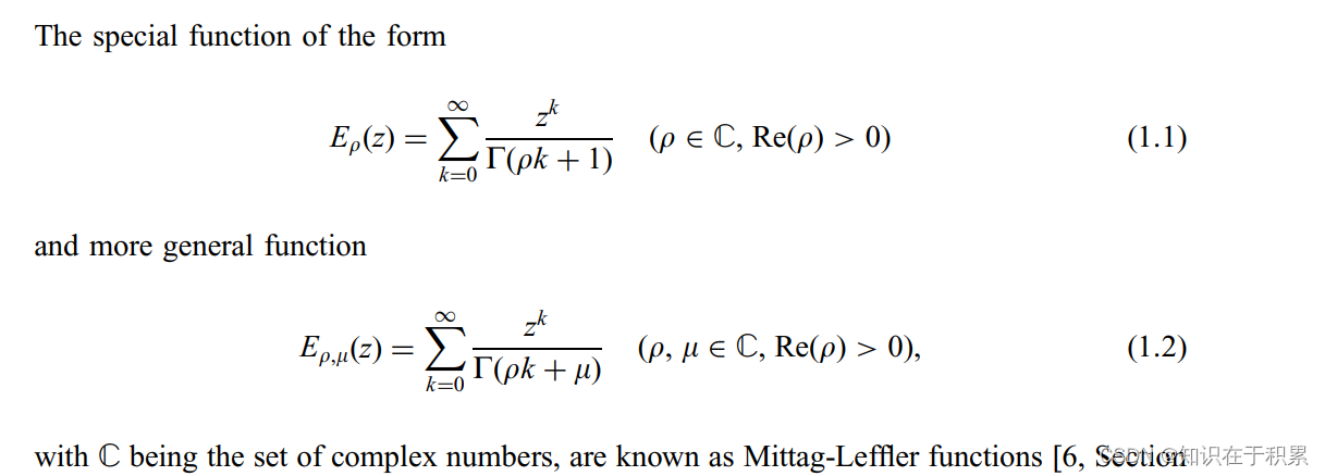 Python程序实现带有一个参数的Mittag-Leffler函数-CSDN博客