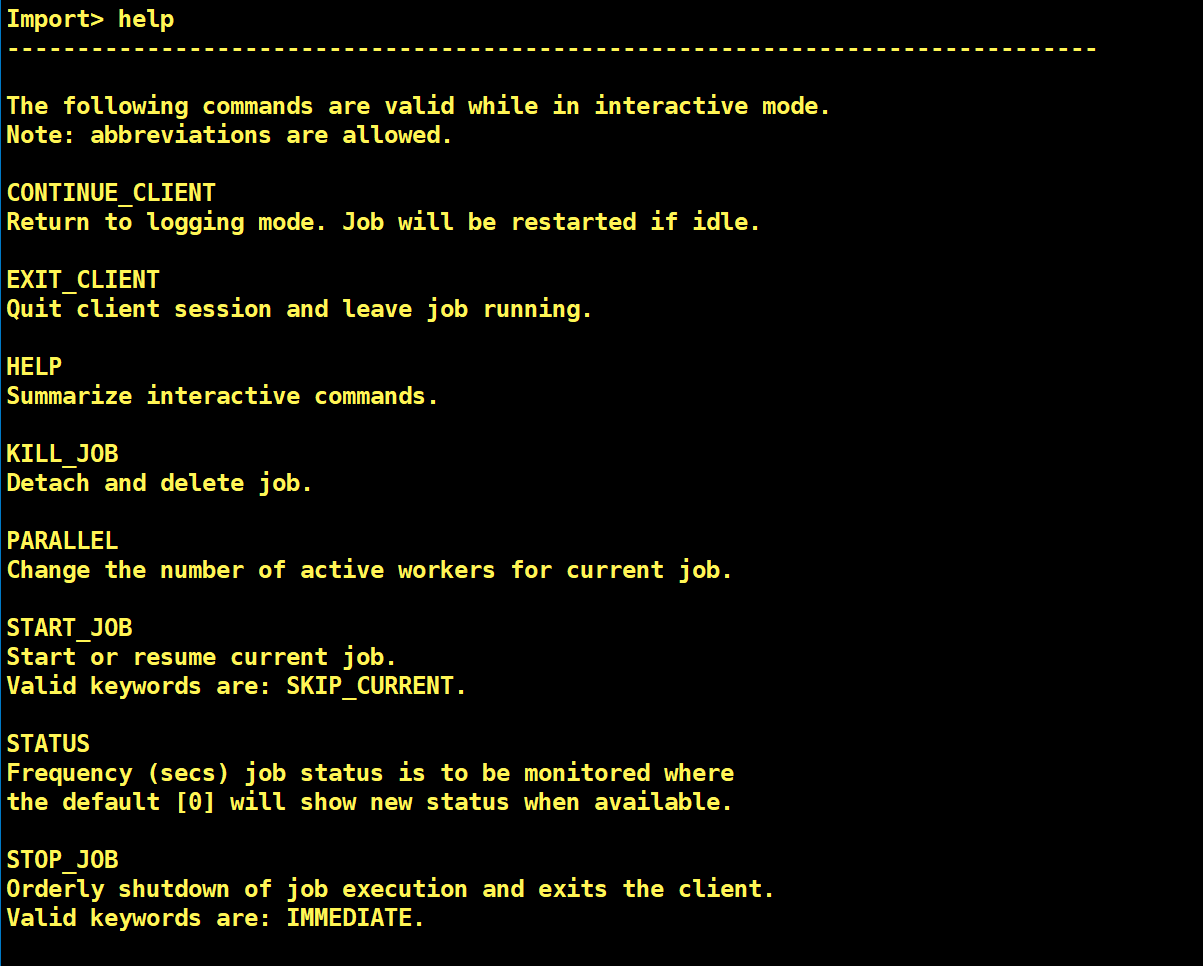 Oracle 12c impdp命令如何查找进度（第二种方法）_查看impdp进度-CSDN博客